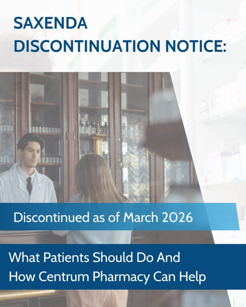 Saxenda Discontinuation Notice: What You Need to Know - Centrum Pharmacy